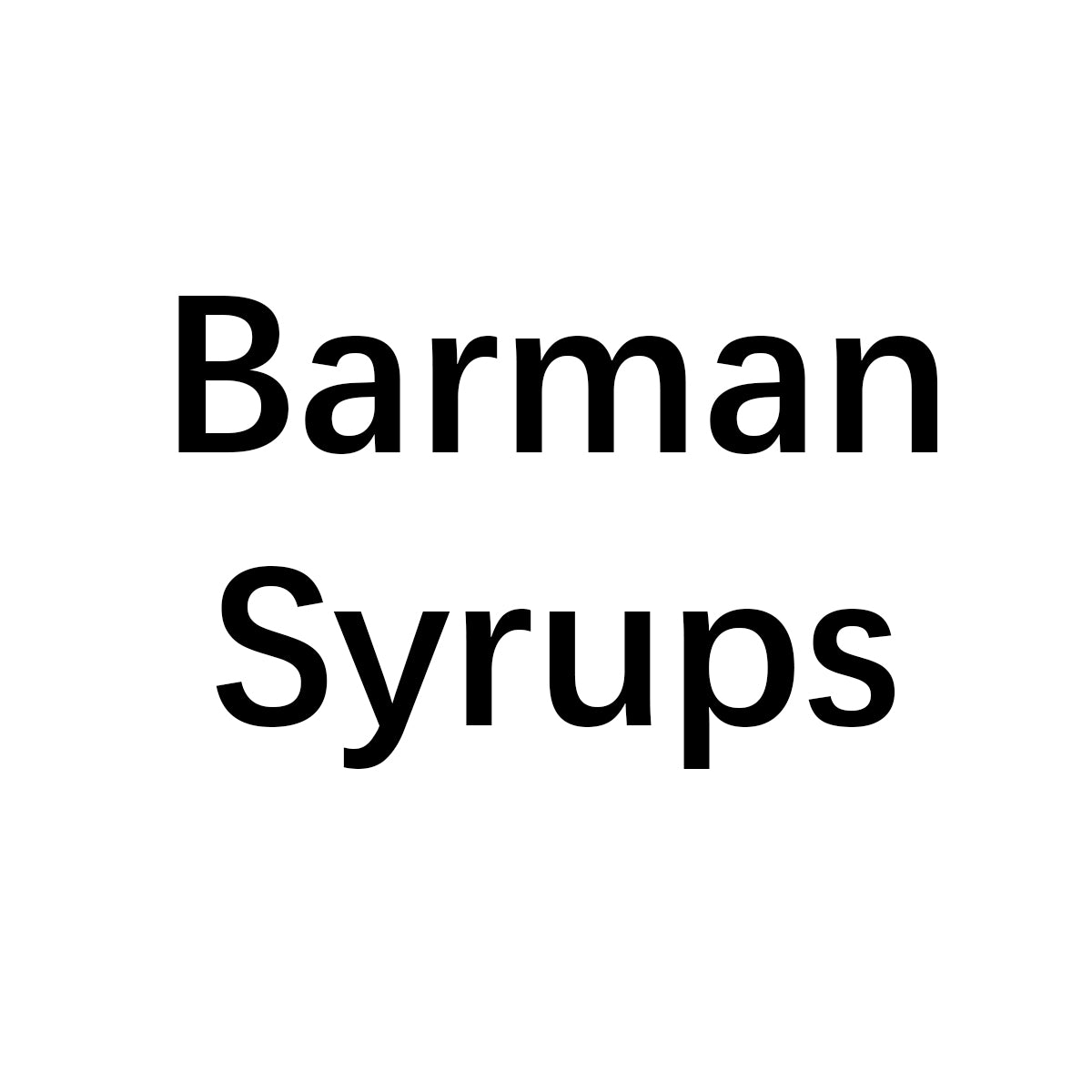 Barman Syrups – Switzerluxe Limited