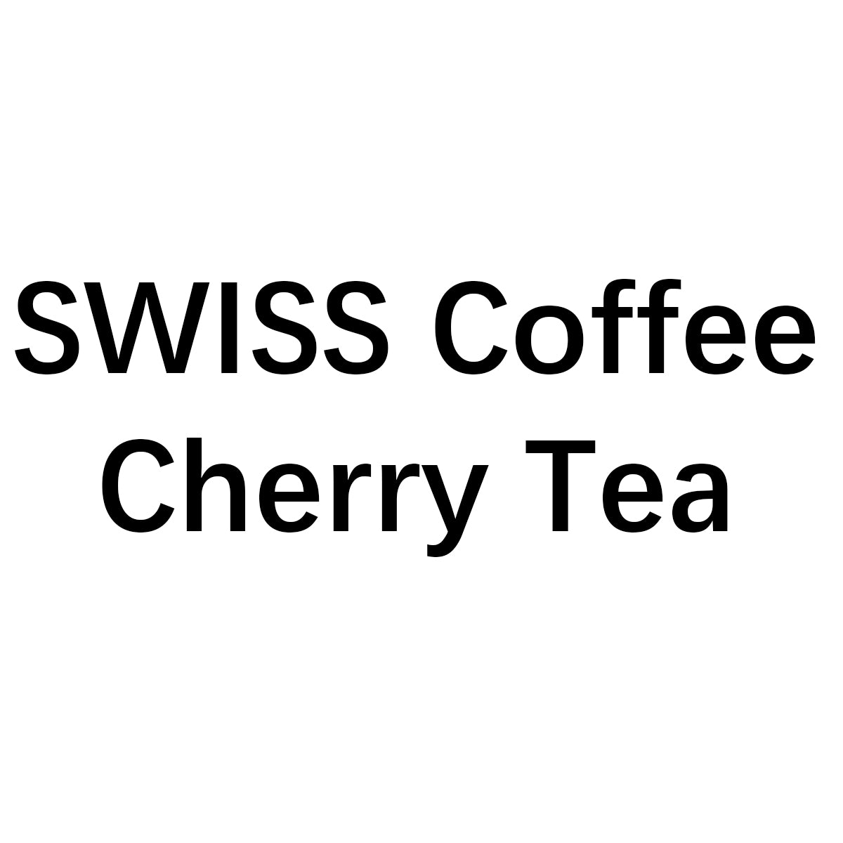 SWISS Coffee Cherry Tea – Switzerluxe Limited